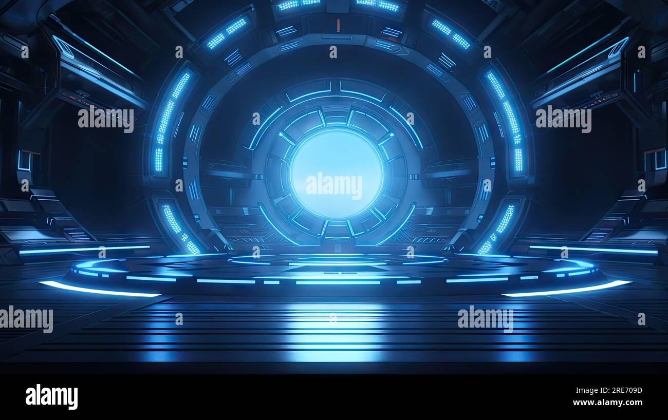 Sci fi podium hi-res stock photography and images - Alamy