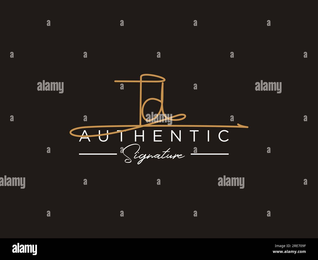 TD Signature Logo Template Vector Stock Vector Image & Art - Alamy