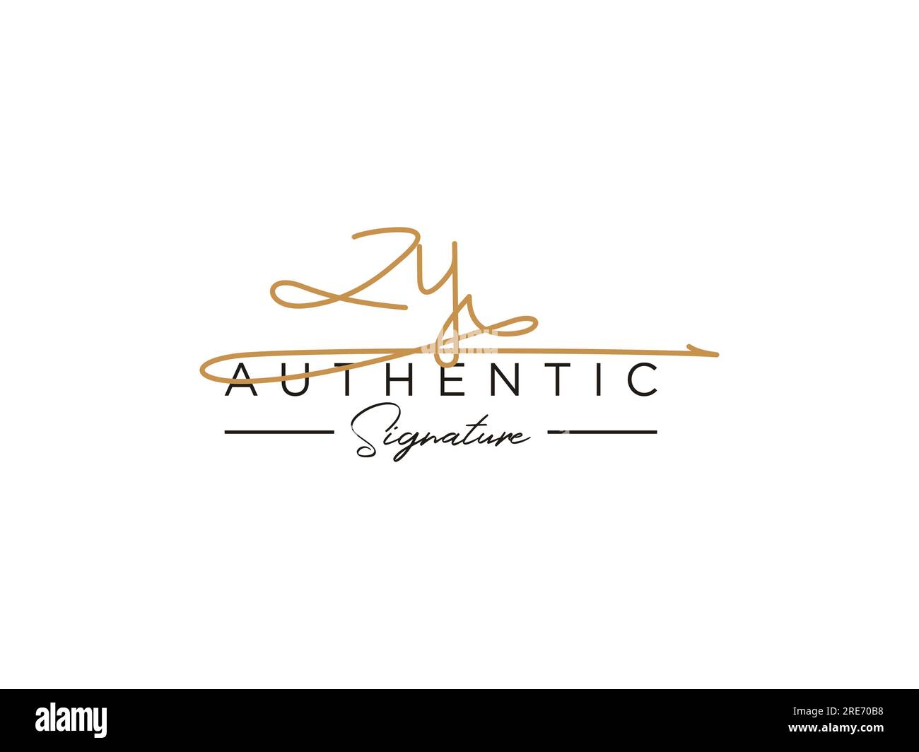 Zy modern logo hi-res stock photography and images - Alamy
