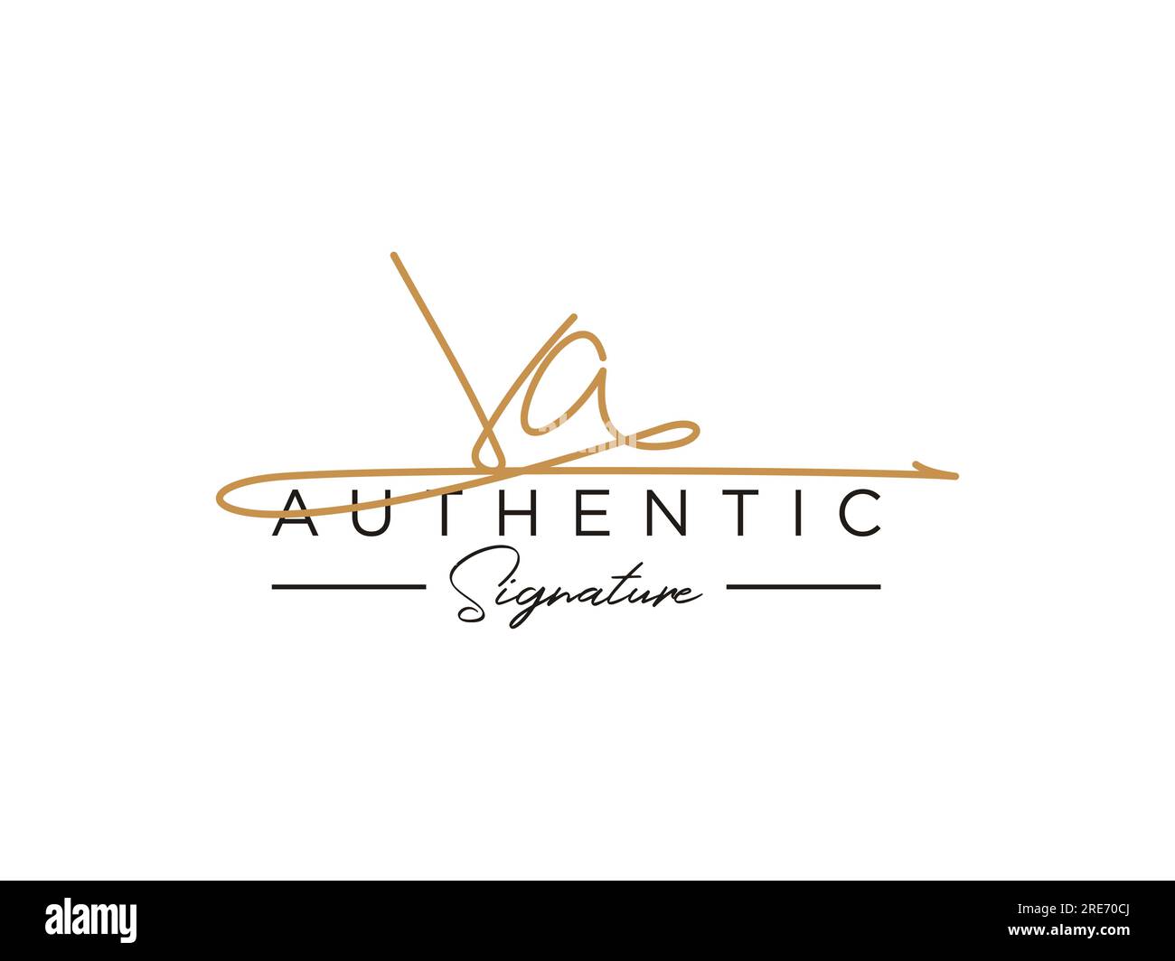 Initial va logo Cut Out Stock Images & Pictures - Alamy