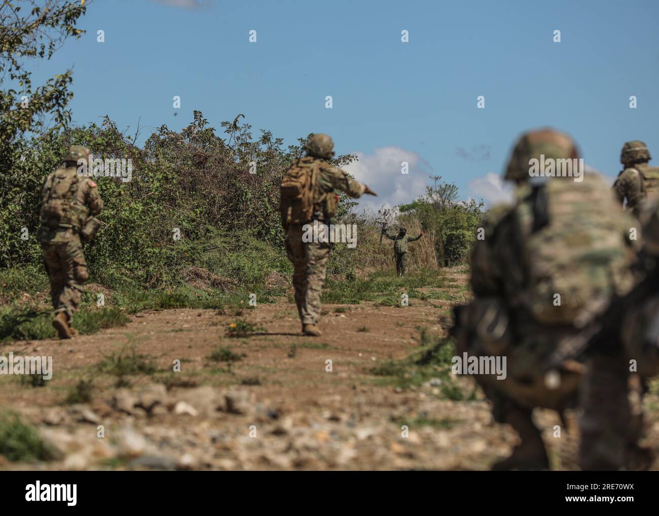 Green beret from 7th Special Forces Group (Airborne) and Arkansas Army ...