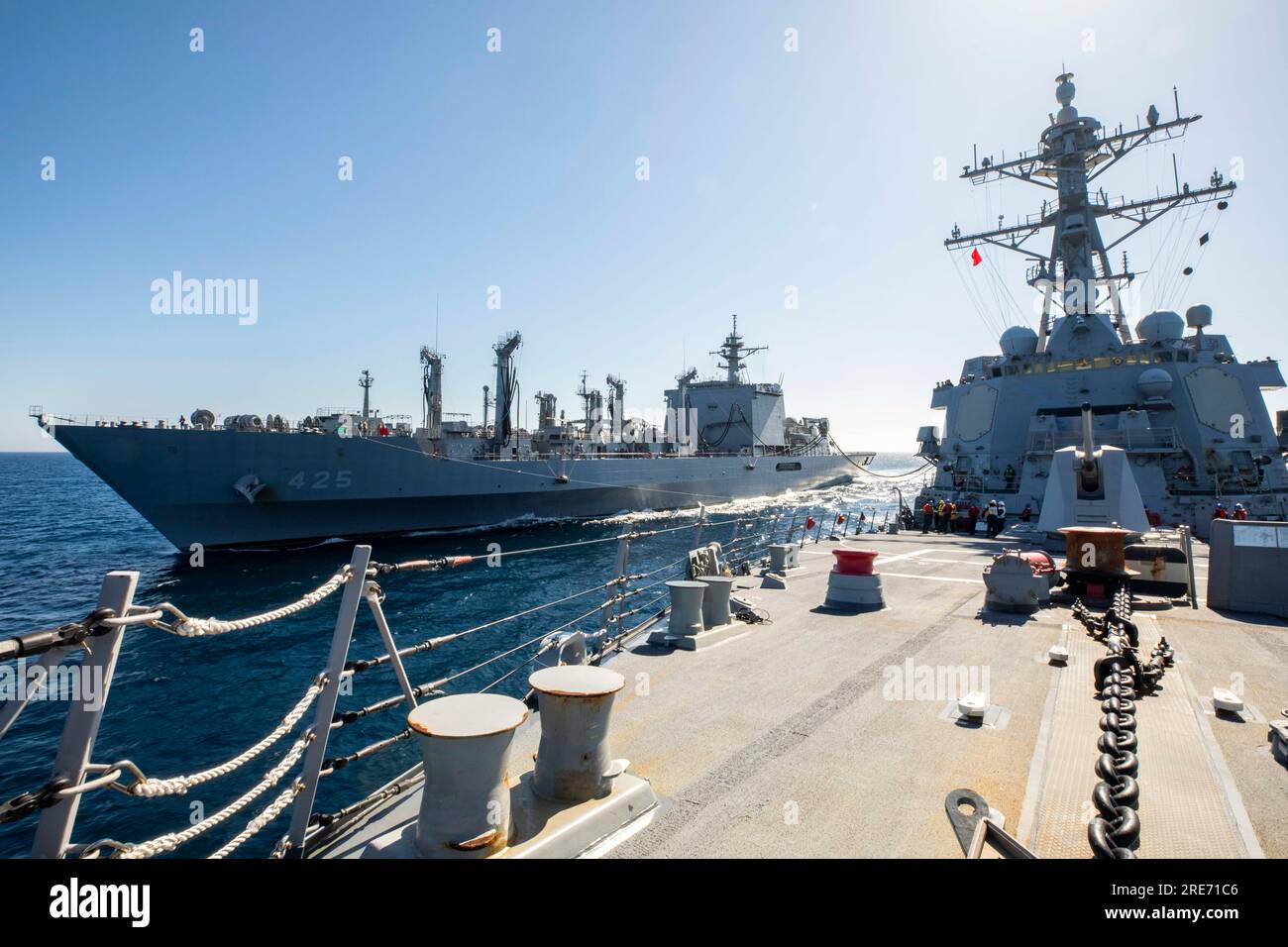 230717-N-NF288-047 SEA OF JAPAN (July 17, 2023) The Arleigh Burke-class ...
