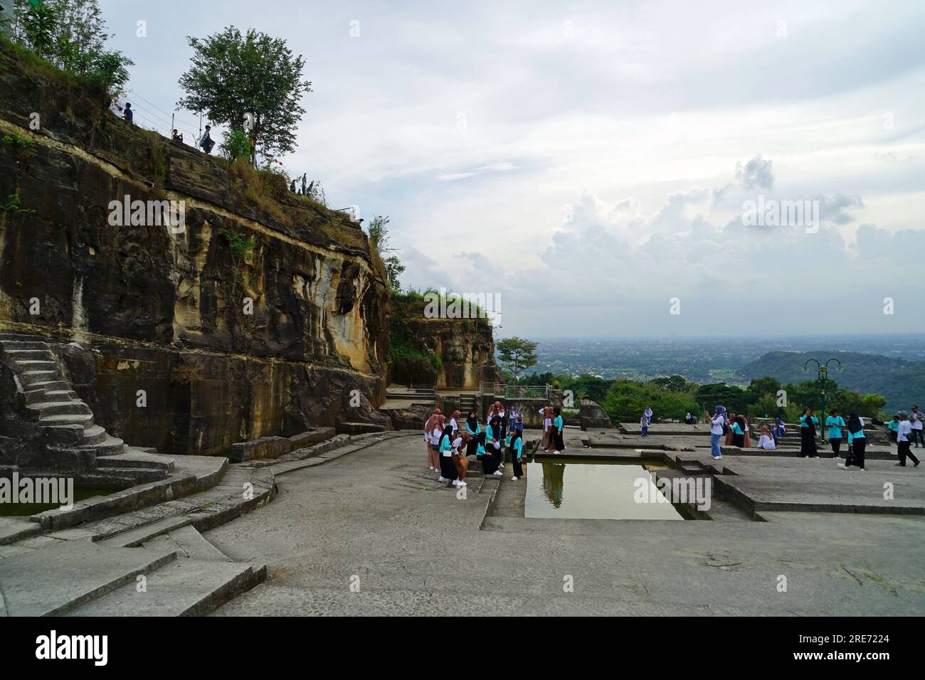 Tebing Brexi, Tourist Destination at Yogyakarta, Indonesia Stock Photo ...