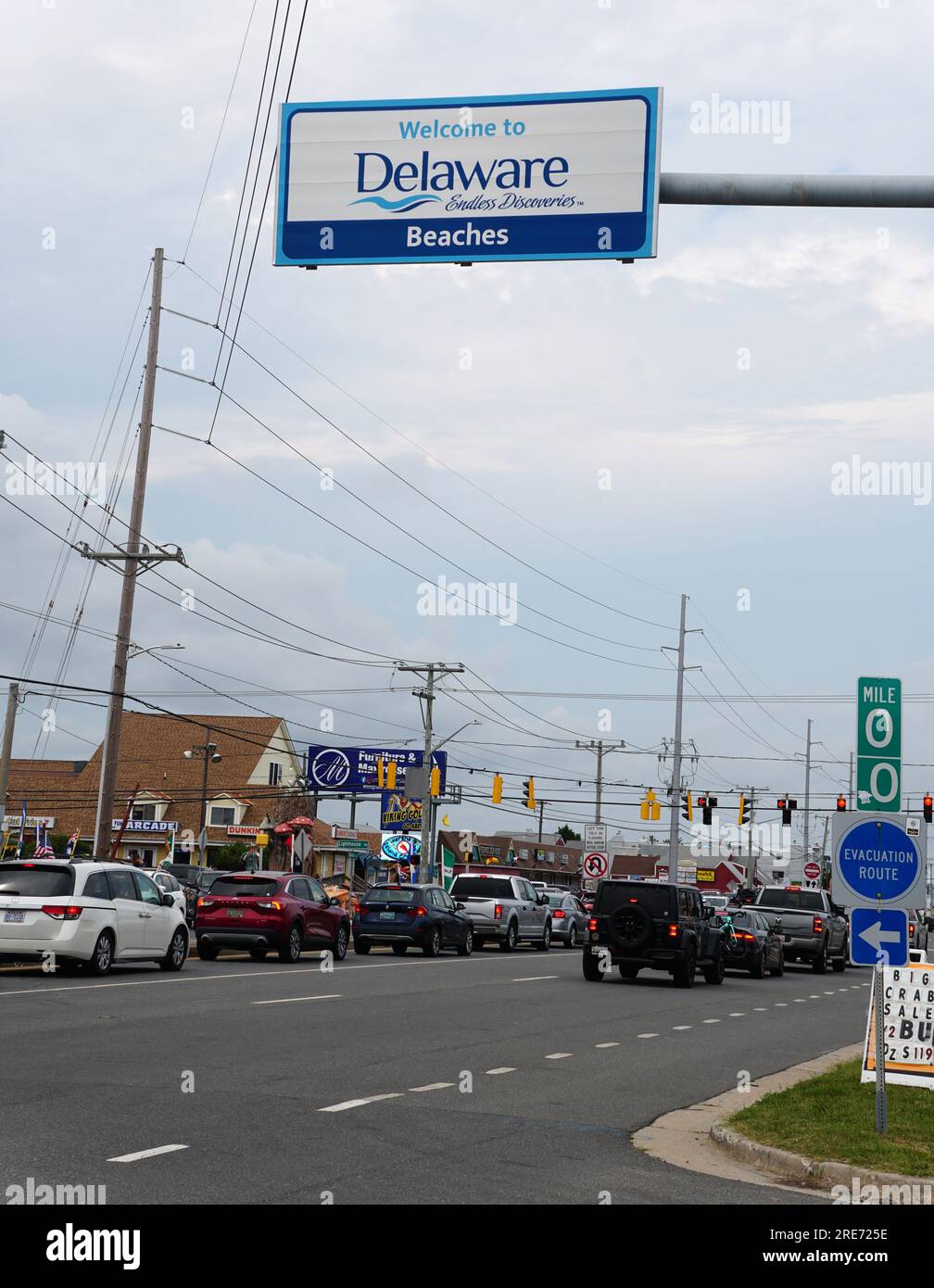 Welcome to delaware sign hi-res stock photography and images - Alamy