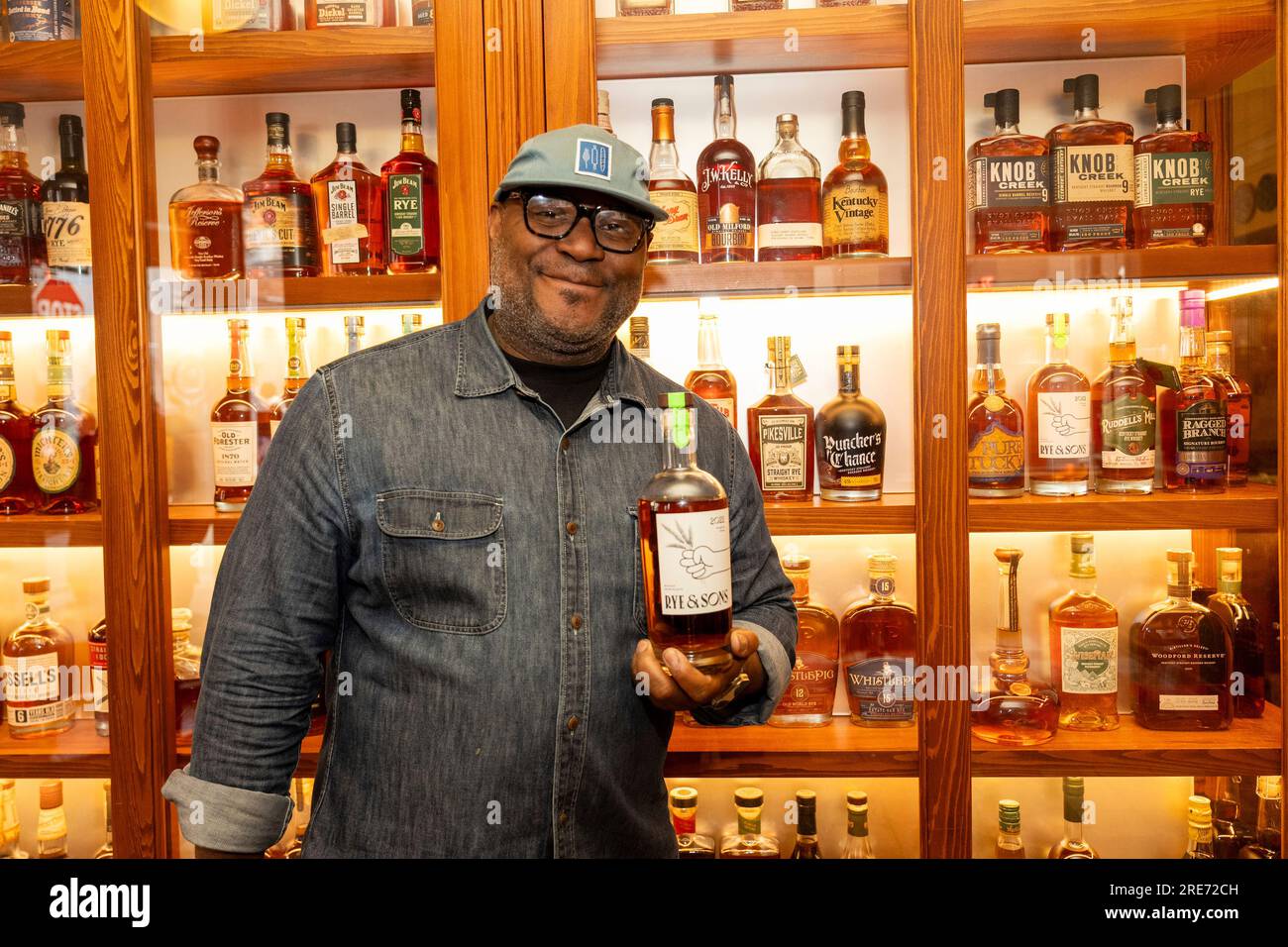 Andre Hueston Mack with Rye & Sons poses at the 2023 Tales of the ...