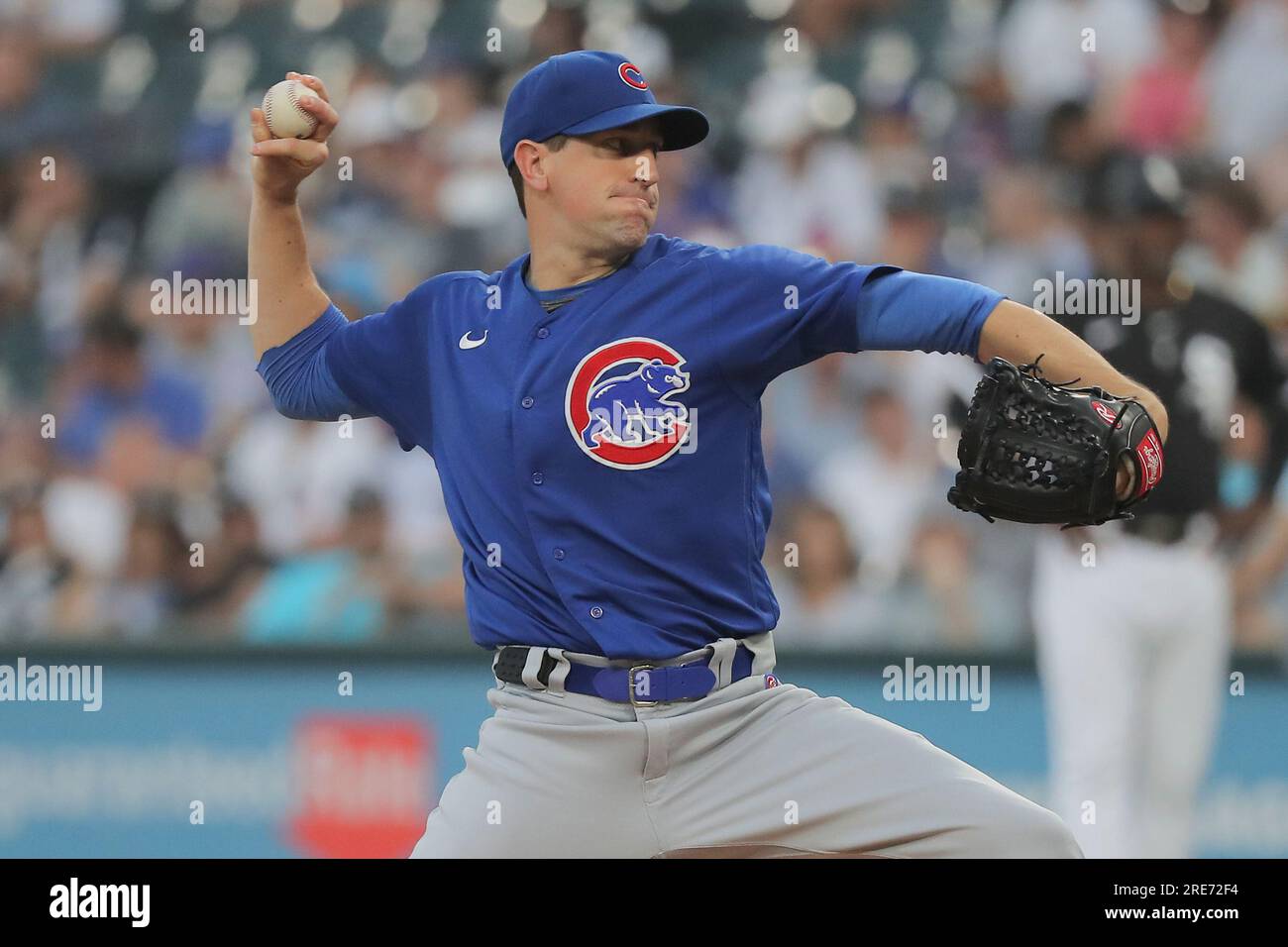 CHICAGO, IL - JULY 25: Chicago Cubs starting pitcher Kyle Hendricks (28 ...