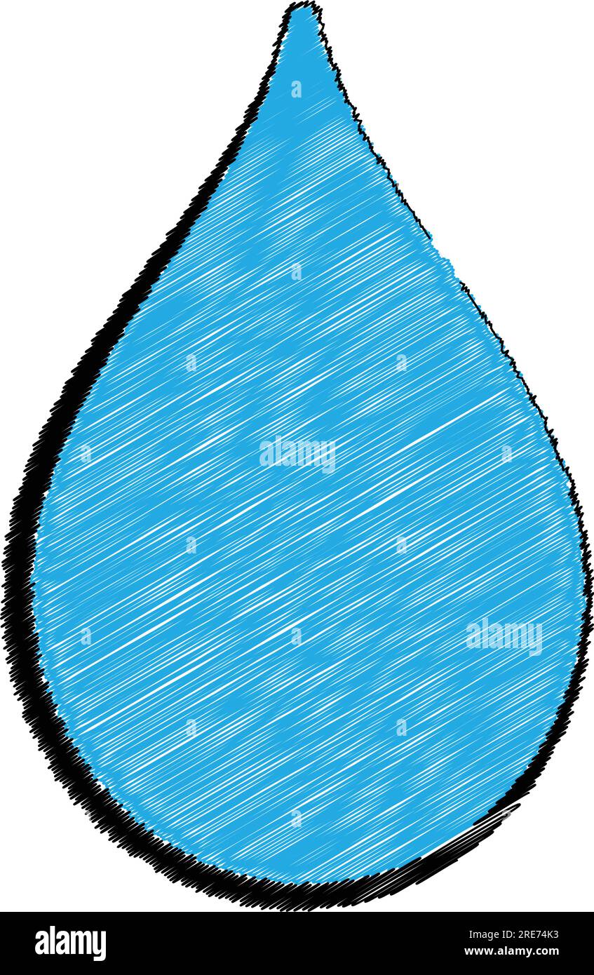 Blue abstract condensation water Cut Out Stock Images & Pictures - Alamy