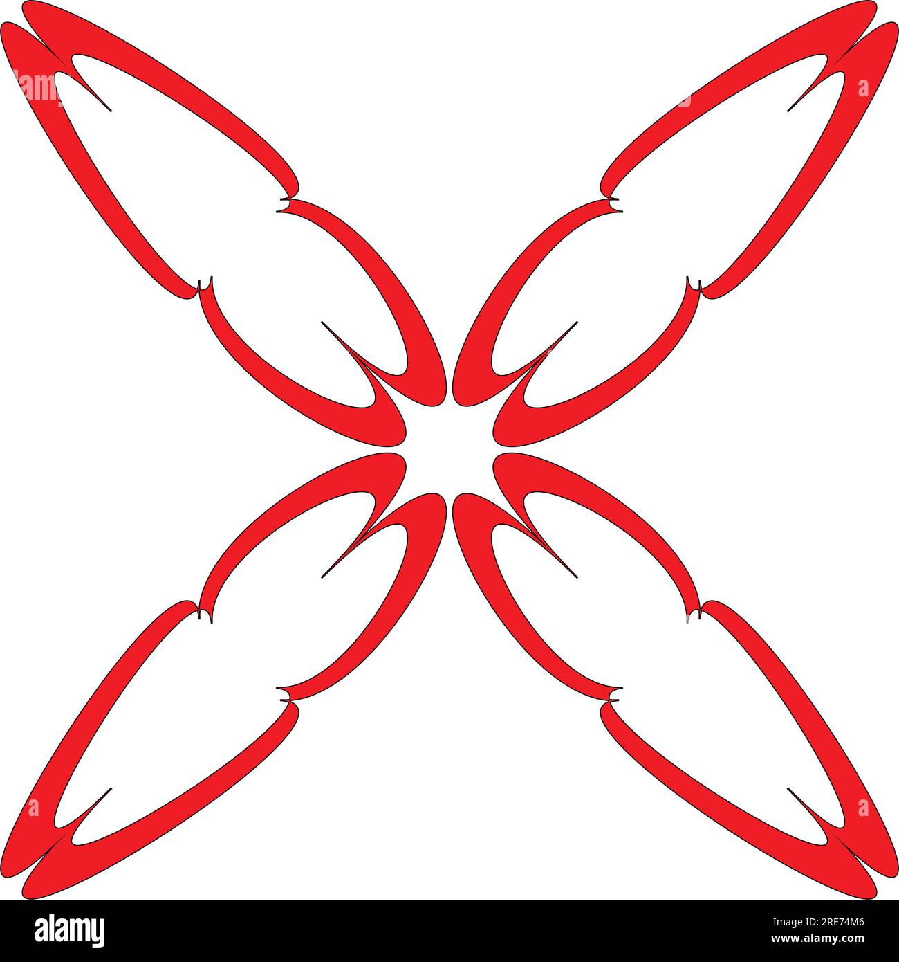 Minimalistic butterfly vectors hi-res stock photography and images - Alamy