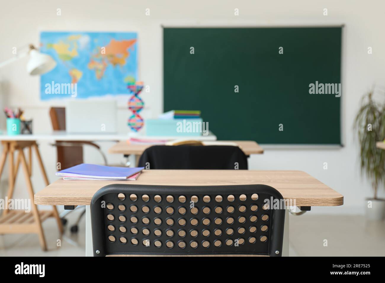 Interior of stylish modern empty classroom Stock Photo - Alamy