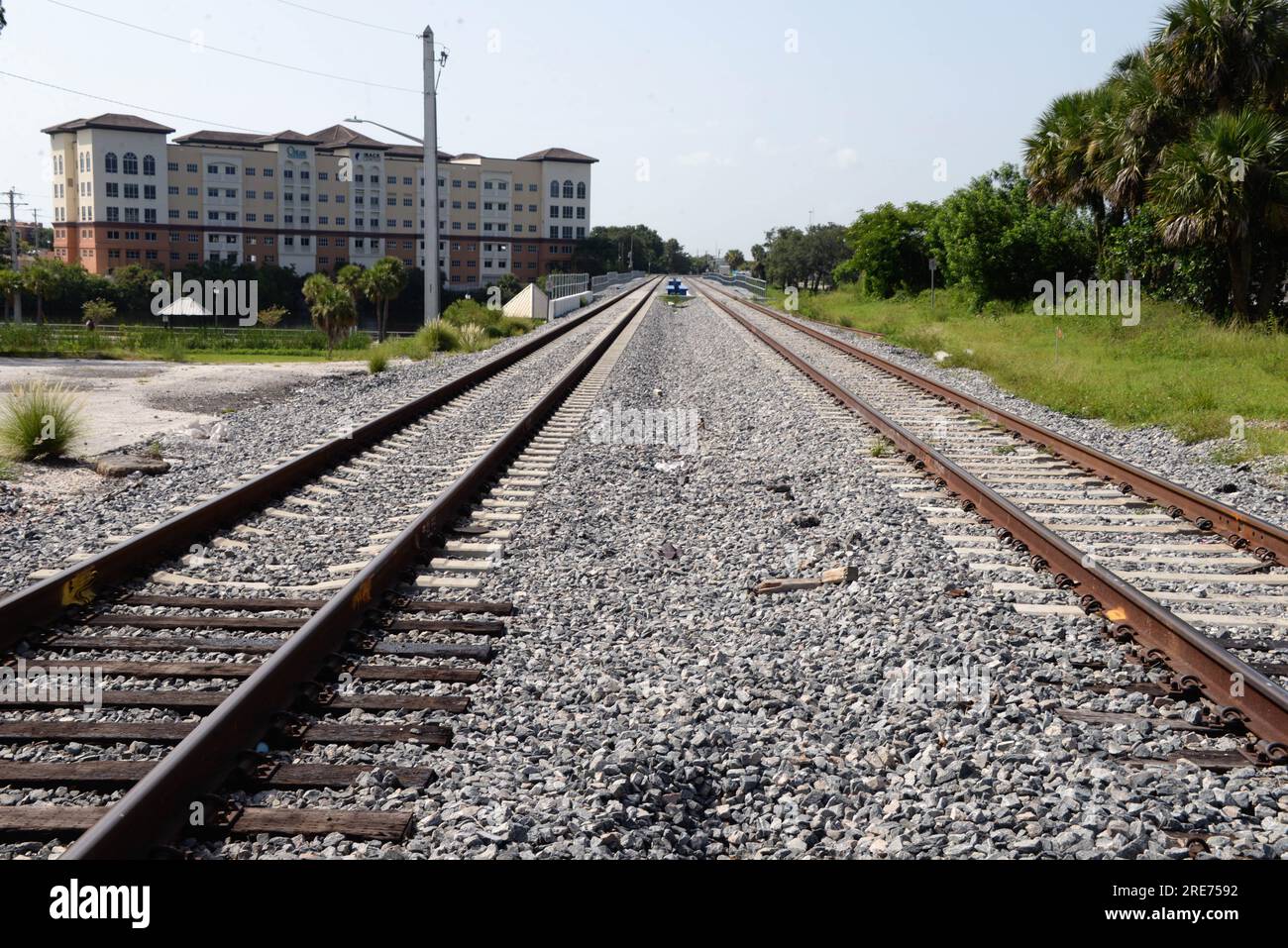Melbourne, Brevard County, Florida, USA. July 25, 2023. Brightline ...
