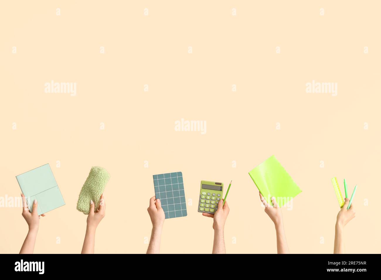 Children buying school supplies hi-res stock photography and images - Alamy