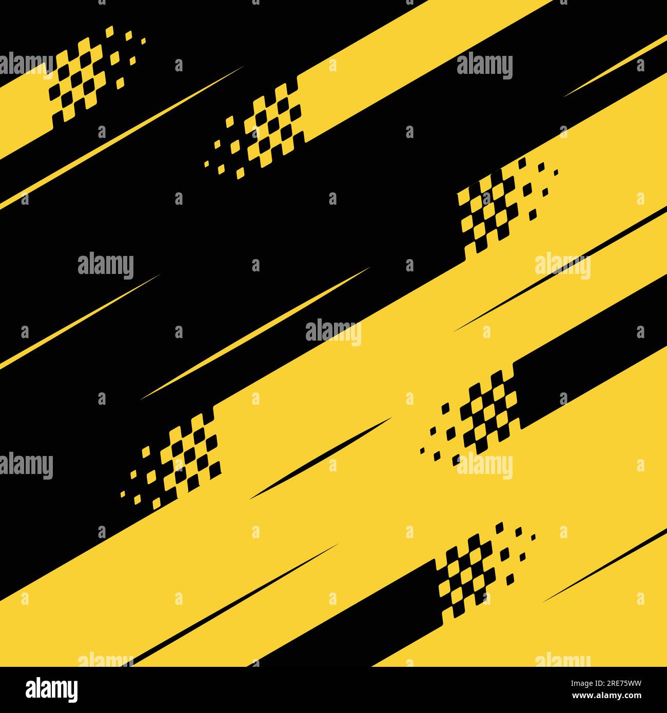 Crossed yellow flags Stock Vector Images - Alamy