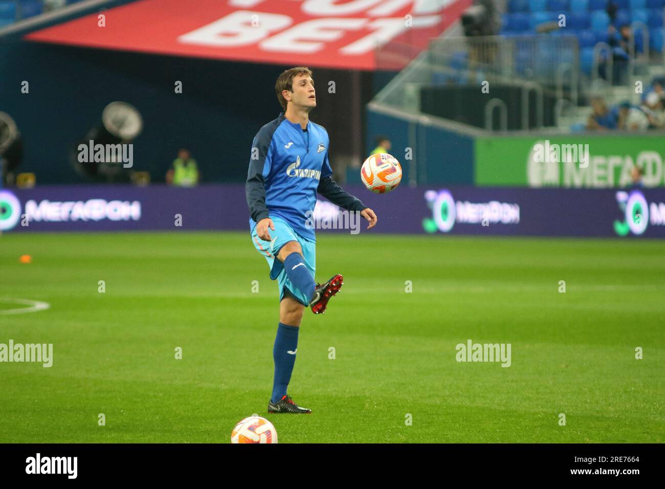 Saint Petersburg, Russia. 25th July, 2023. Mario Fernandes (6) of Zenit ...