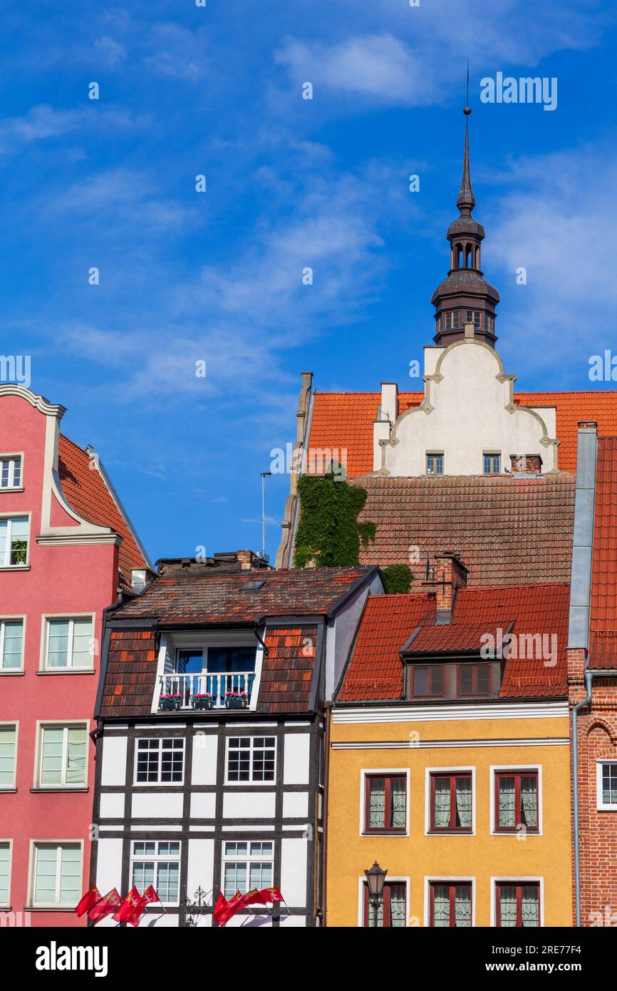 Riverfront, Dlugie Pobrzeze, Gdansk, Poland, Europe Stock Photo - Alamy