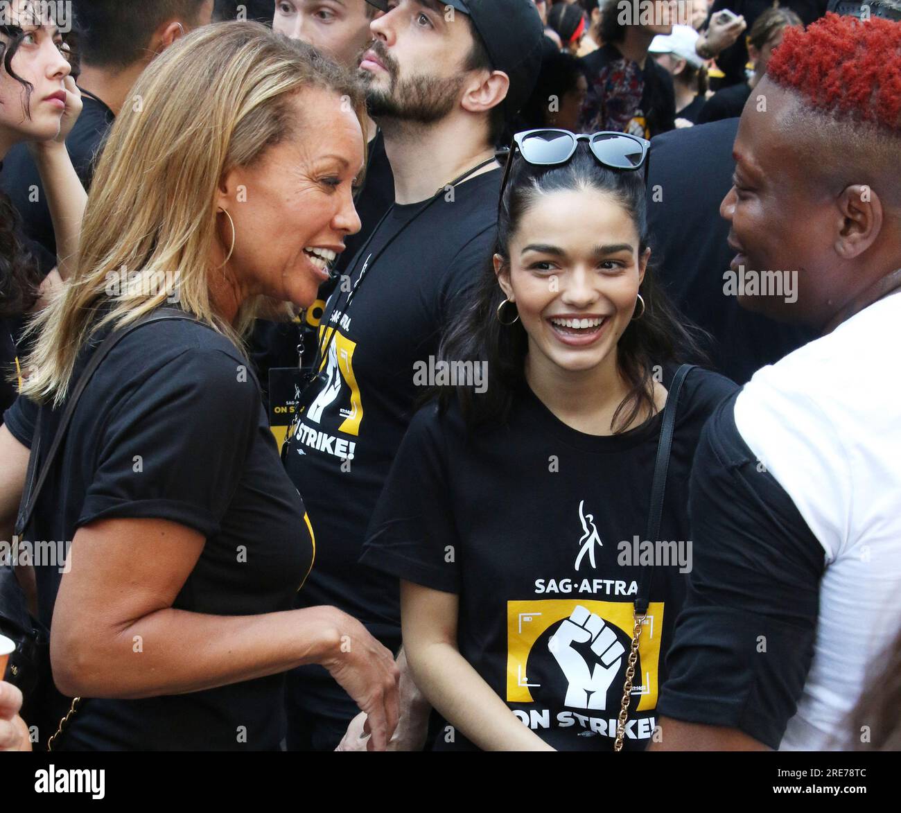 New York, NY, USA. 25th July, 2023. Vanessa Williams, Rachel Zegler and ...