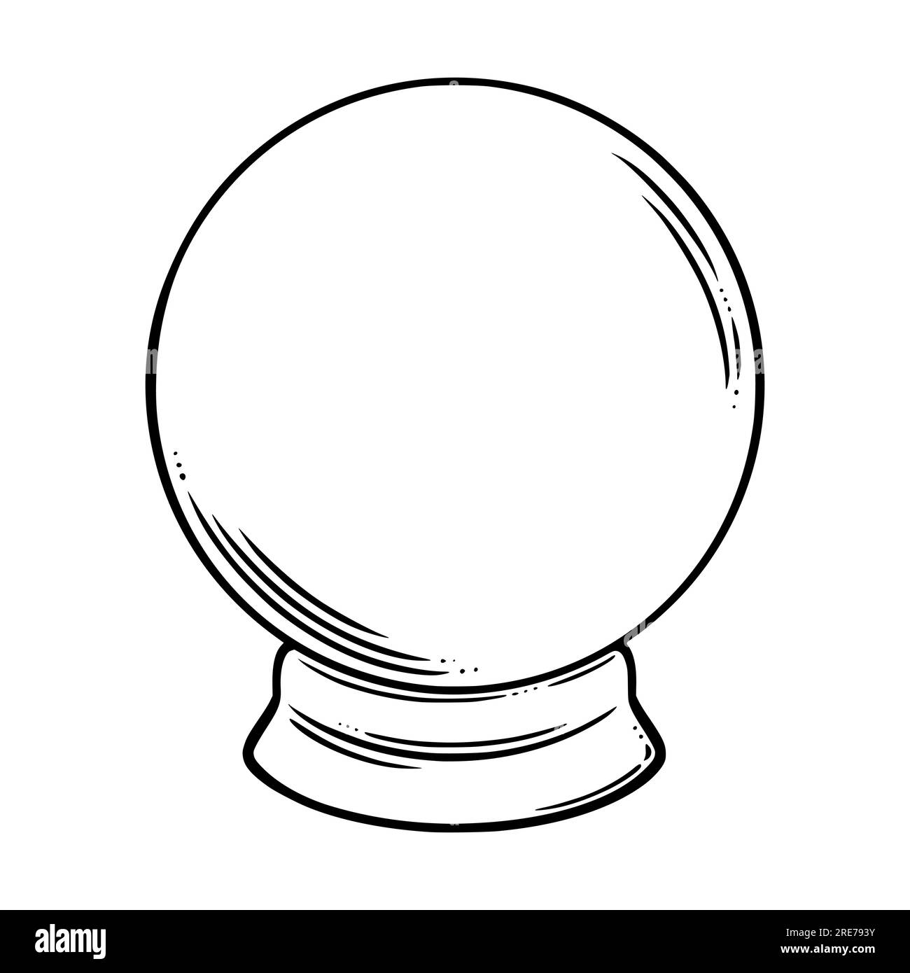 Crystall ball for magic oracle sessions. Wicca occult spiritual ball ...