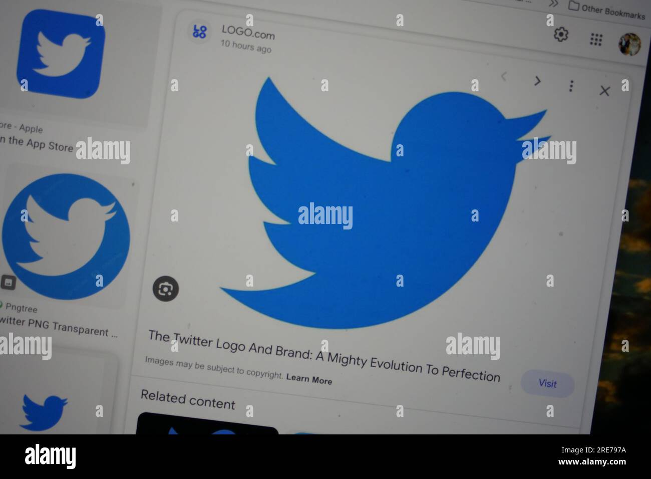 Los Angeles, California, USA 25th July 2023 Twitter Bird Logo which ...