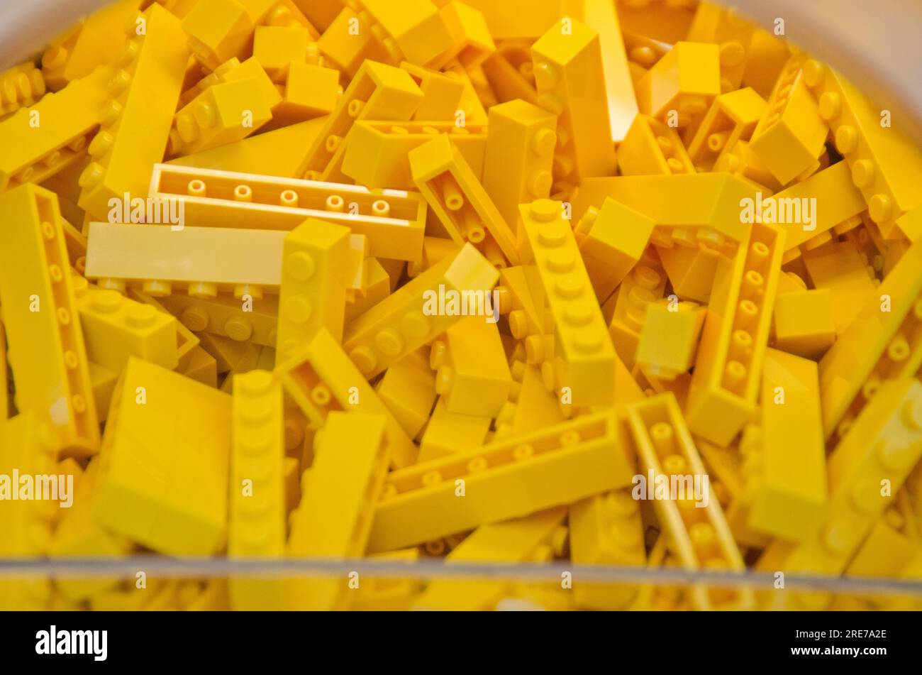 Lego World window display, Rockefeller Center Stock Photo - Alamy