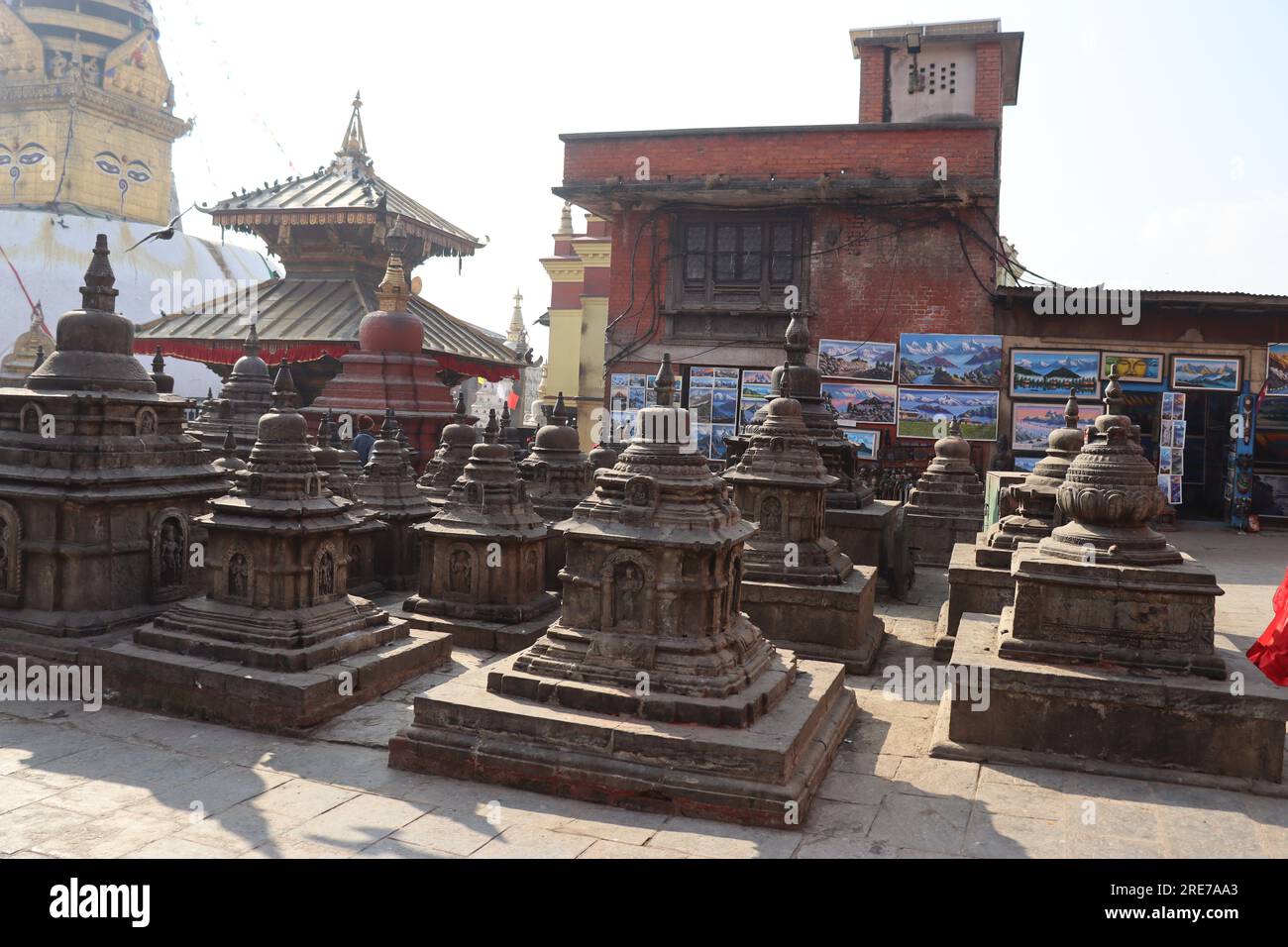 Sambhunath temple in Kathmandu, The details of a historic religious ...