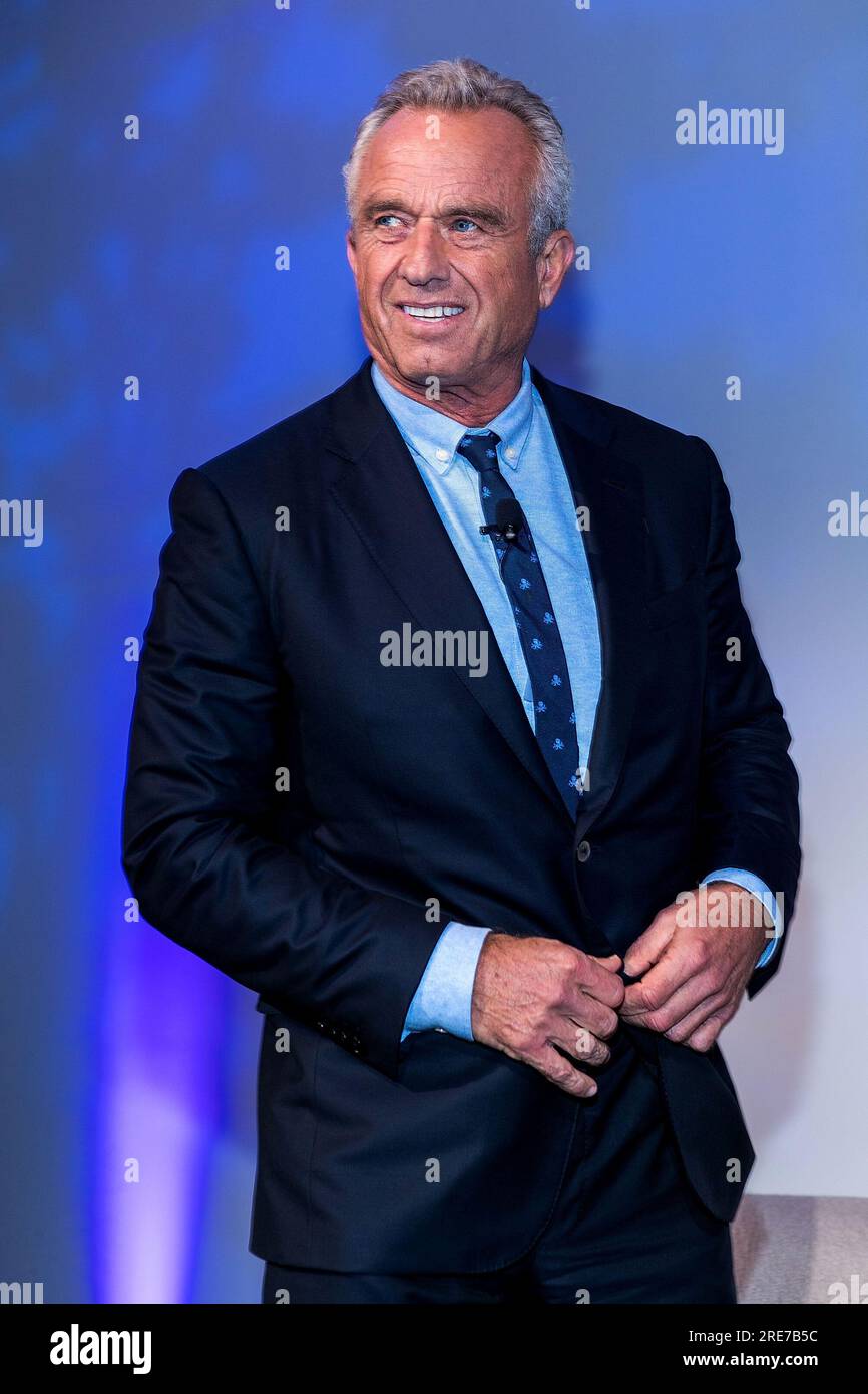 New York, NY, USA. 25th July, 2023. Democratic Candidate Robert F ...