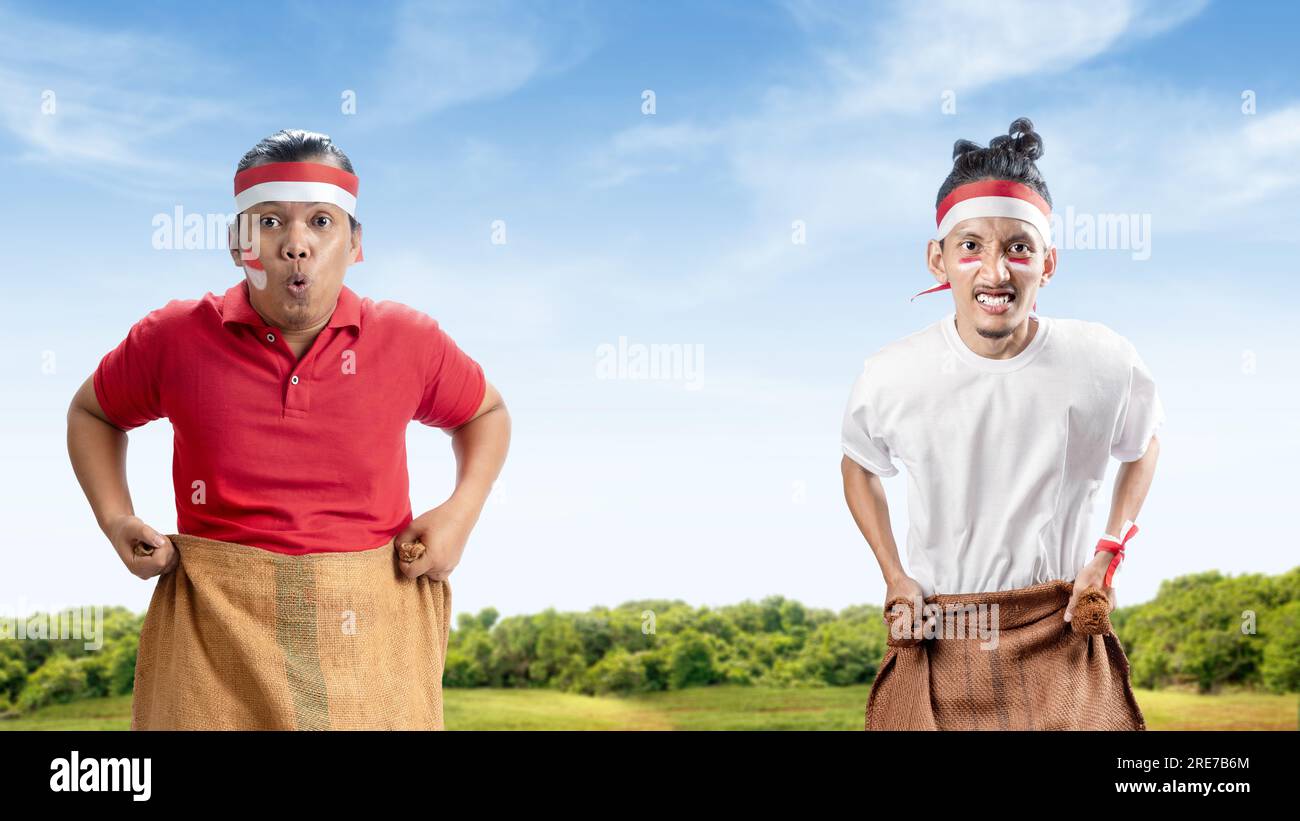 Indonesian people celebrate Indonesian independence day on 17 August ...