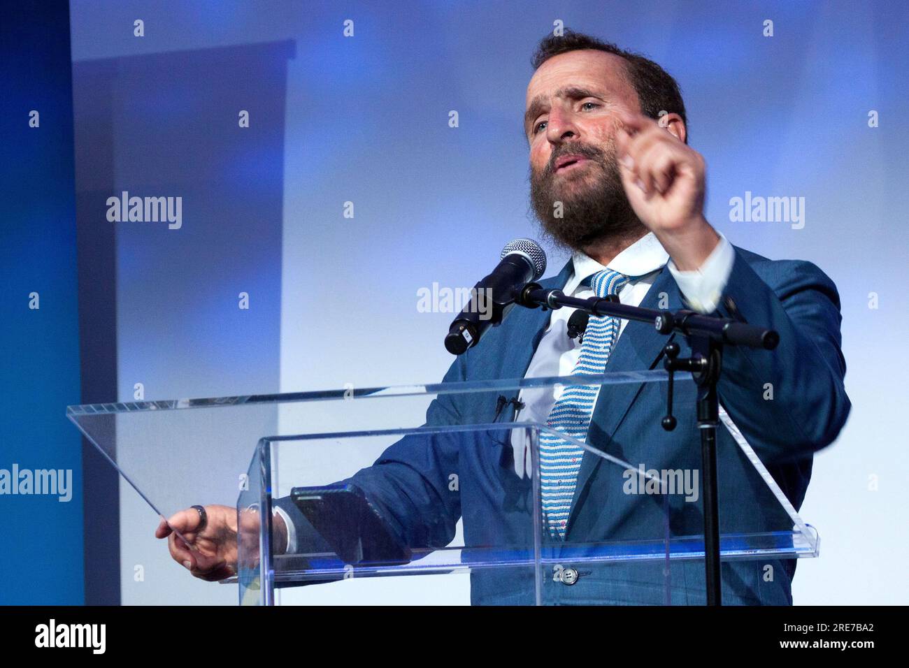 New York, NY, USA. 25th July, 2023. Rabbi Shmuley Boteach at the ...