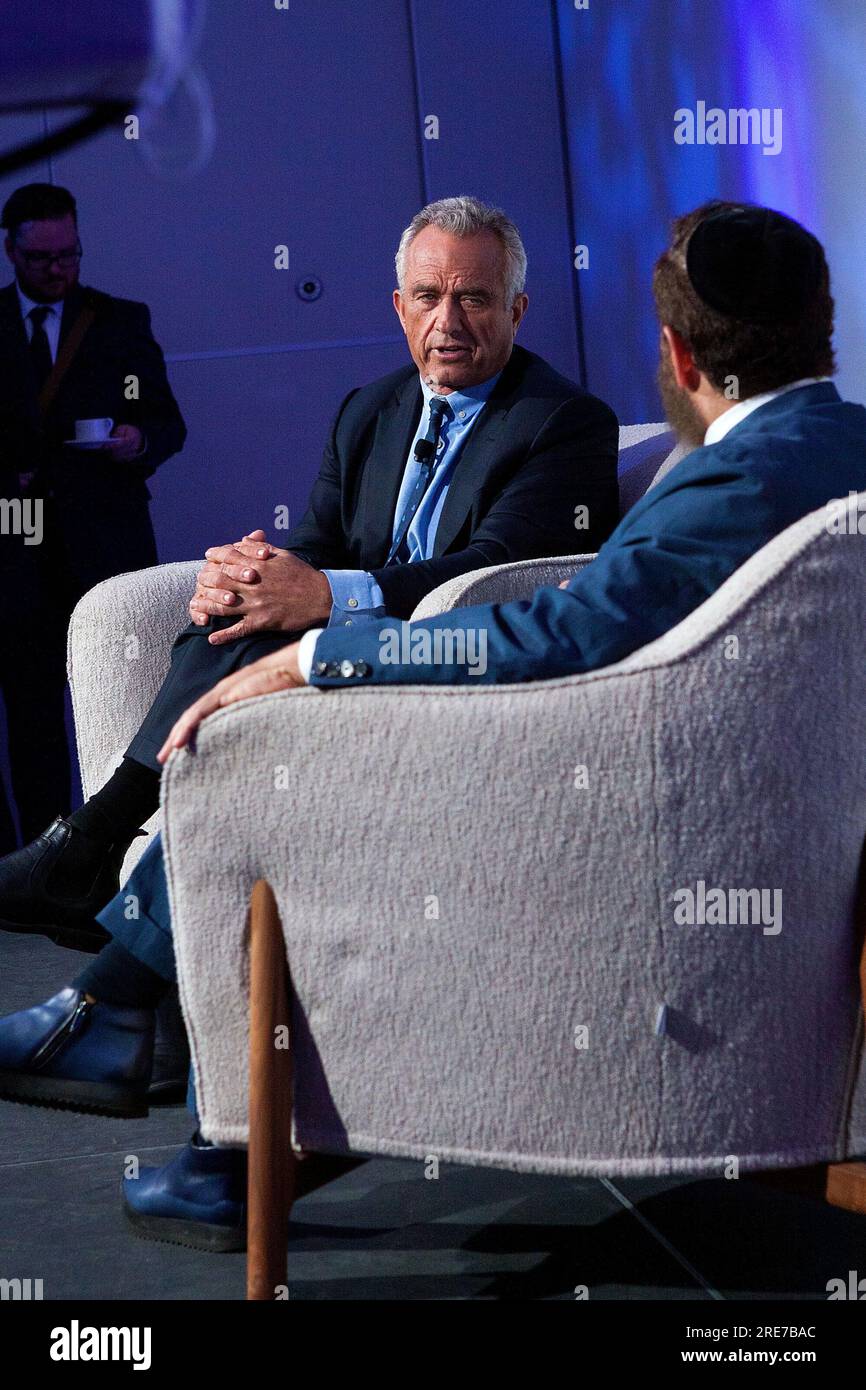 New York, NY, USA. 25th July, 2023. Democratic Candidate Robert F ...