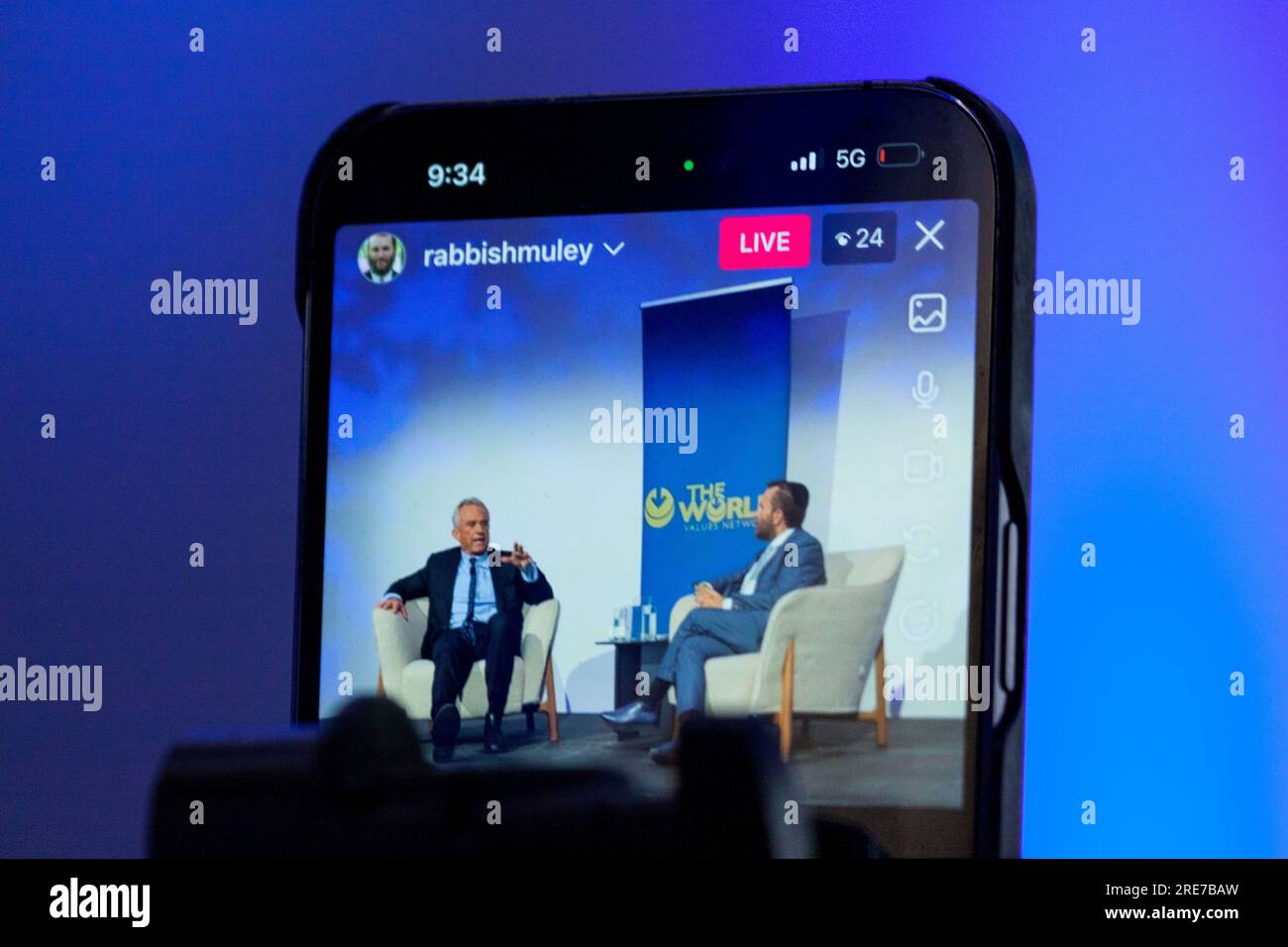 New York, NY, USA. 25th July, 2023. Democratic Candidate Robert F ...