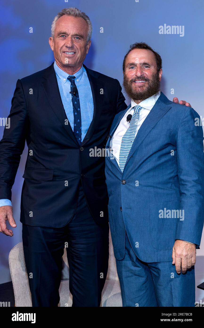 New York, NY, USA. 25th July, 2023. Democratic Candidate Robert F ...