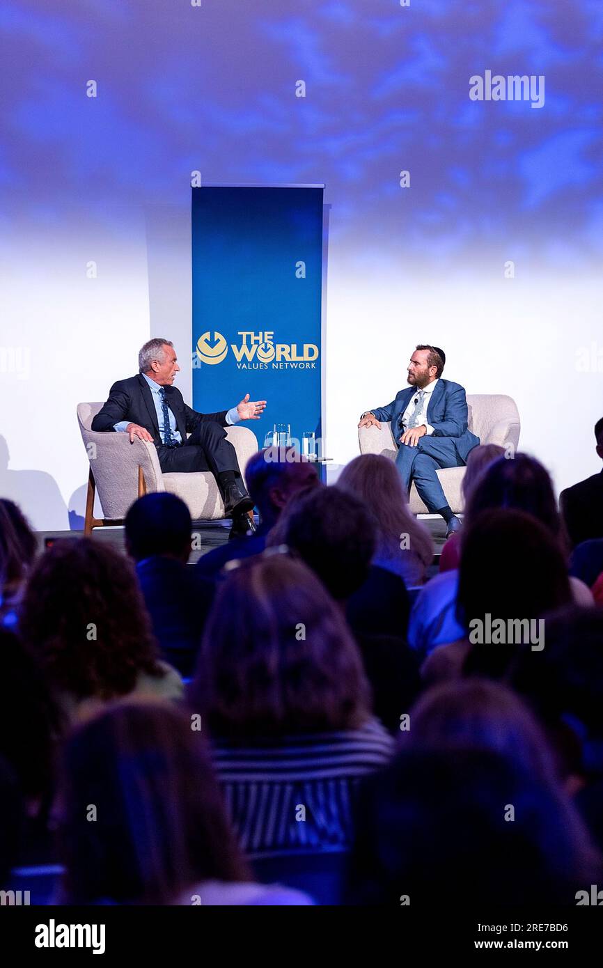 New York, NY, USA. 25th July, 2023. Democratic Candidate Robert F ...