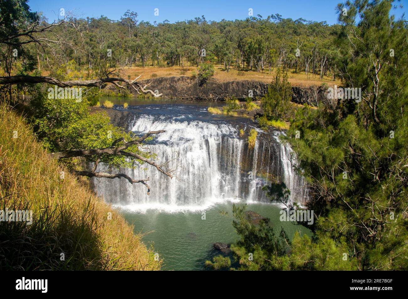Millstream Falls, Yindinji, Big Millstream Falls, reputedly the widest ...