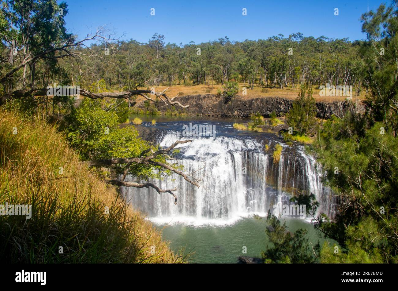 Millstream Falls, Yindinji, Big Millstream Falls, reputedly the widest ...