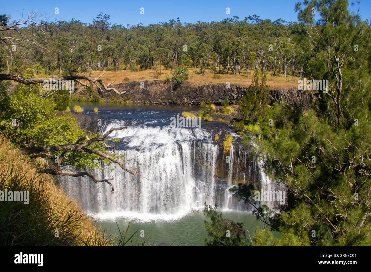 Millstream Falls, Yindinji, Big Millstream Falls, reputedly the widest ...
