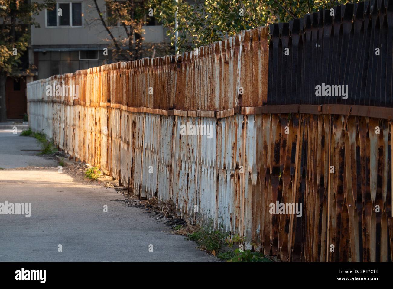 Old wrought iron fence hi-res stock photography and images - Alamy