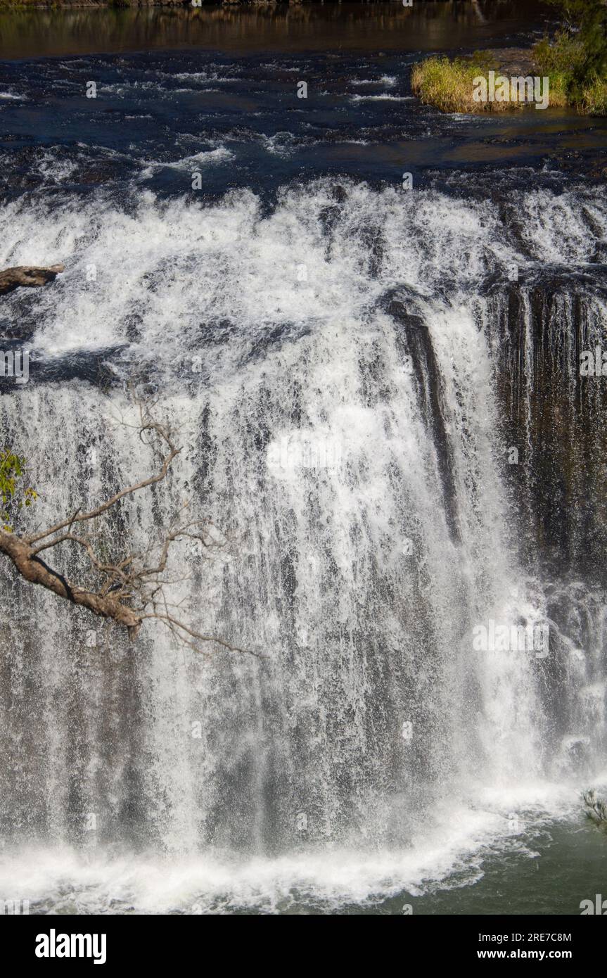 Millstream Falls, Yindinji, Big Millstream Falls, reputedly the widest ...