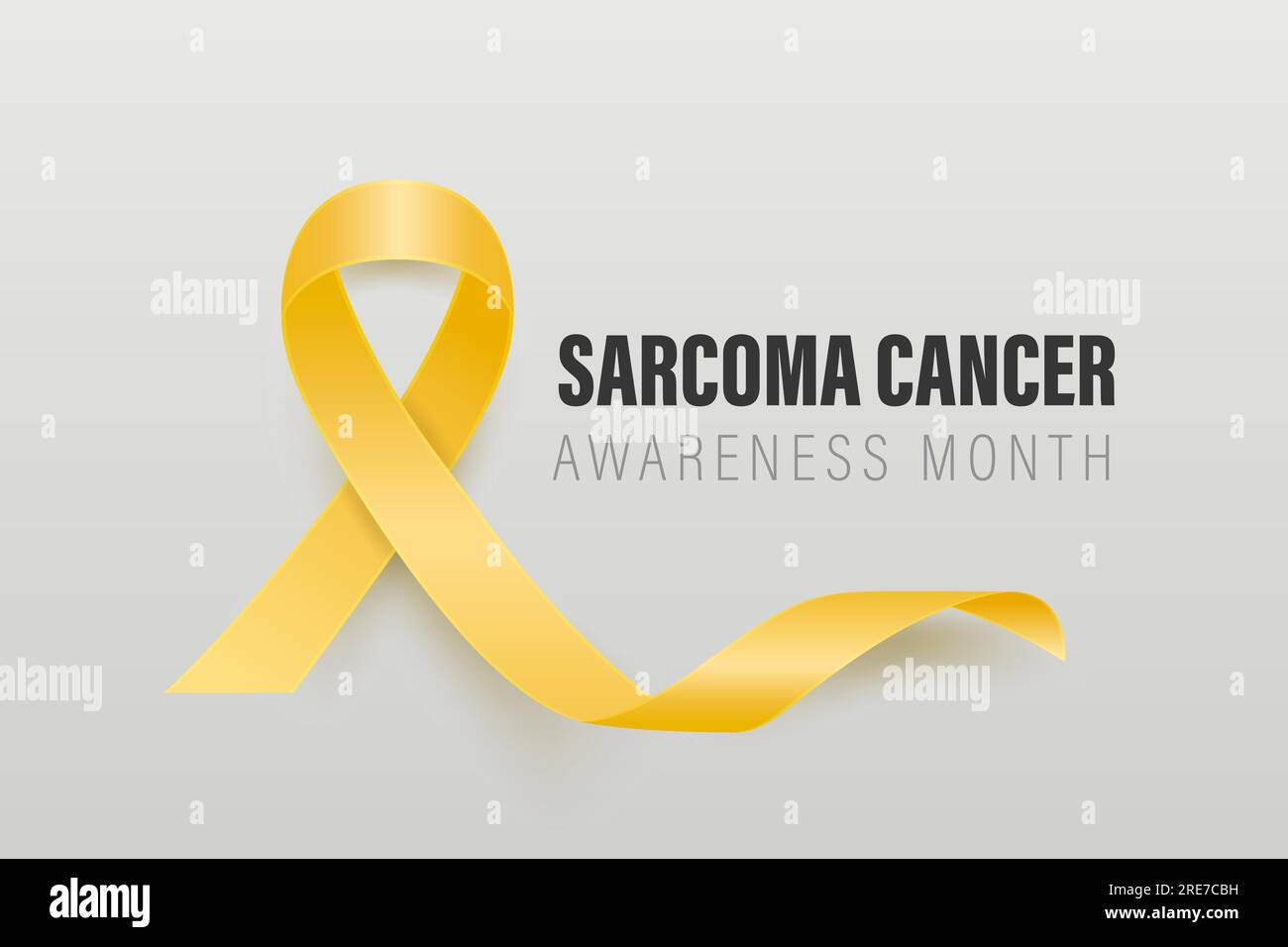 Sarcoma, Bone Cancer Banner, Card, Placard with Vector 3d Realistic ...