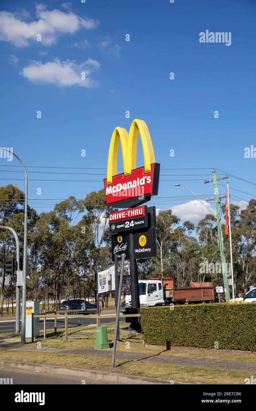 Mcdonalds restaurant in St Mary's Western Sydney, NSW,Australia with ...