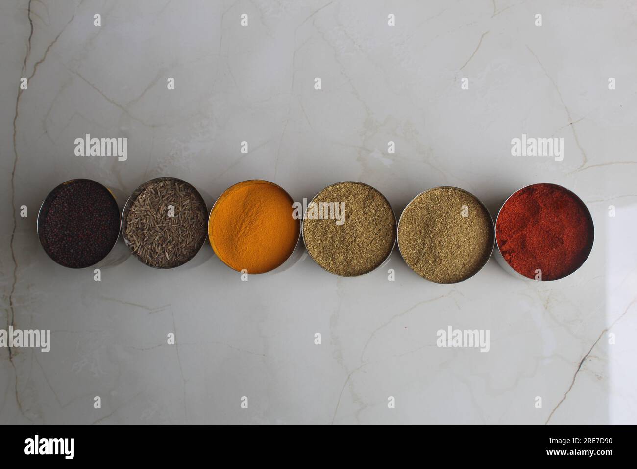 Authentic Indian Spices are used in all the kitchens in India Stock ...