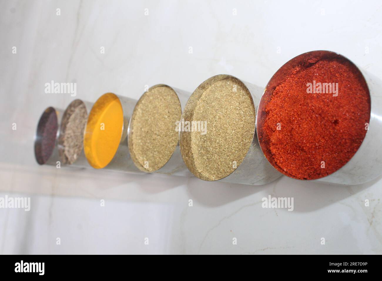 Authentic Indian Spices are used in all the kitchens in India Stock ...