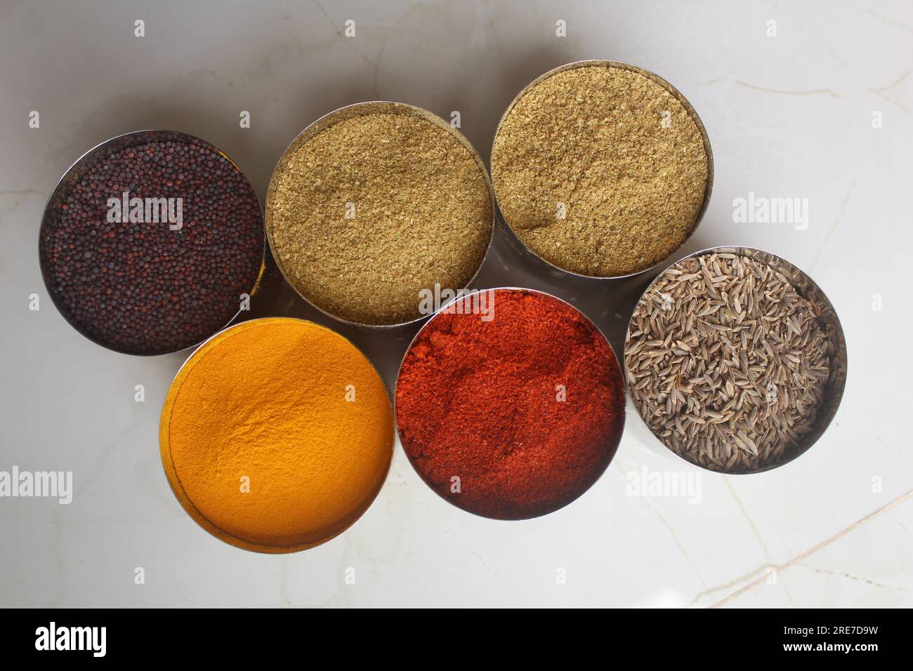 Authentic Indian Spices are used in all the kitchens in India Stock ...