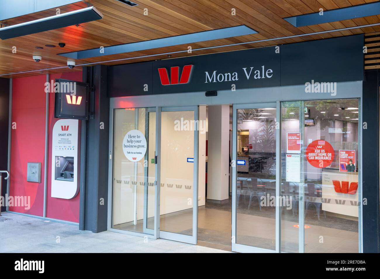 Westpac bank branch in Mona Vale Sydney Australia, one of Australia's ...