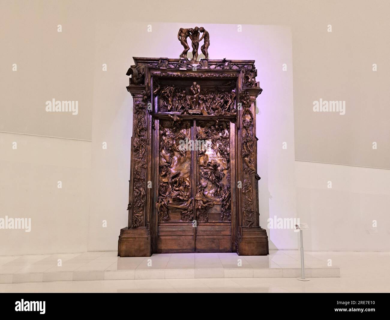 Mexico City, Mexico - Jul 19 2023: The Gate of Hell, monumental ...