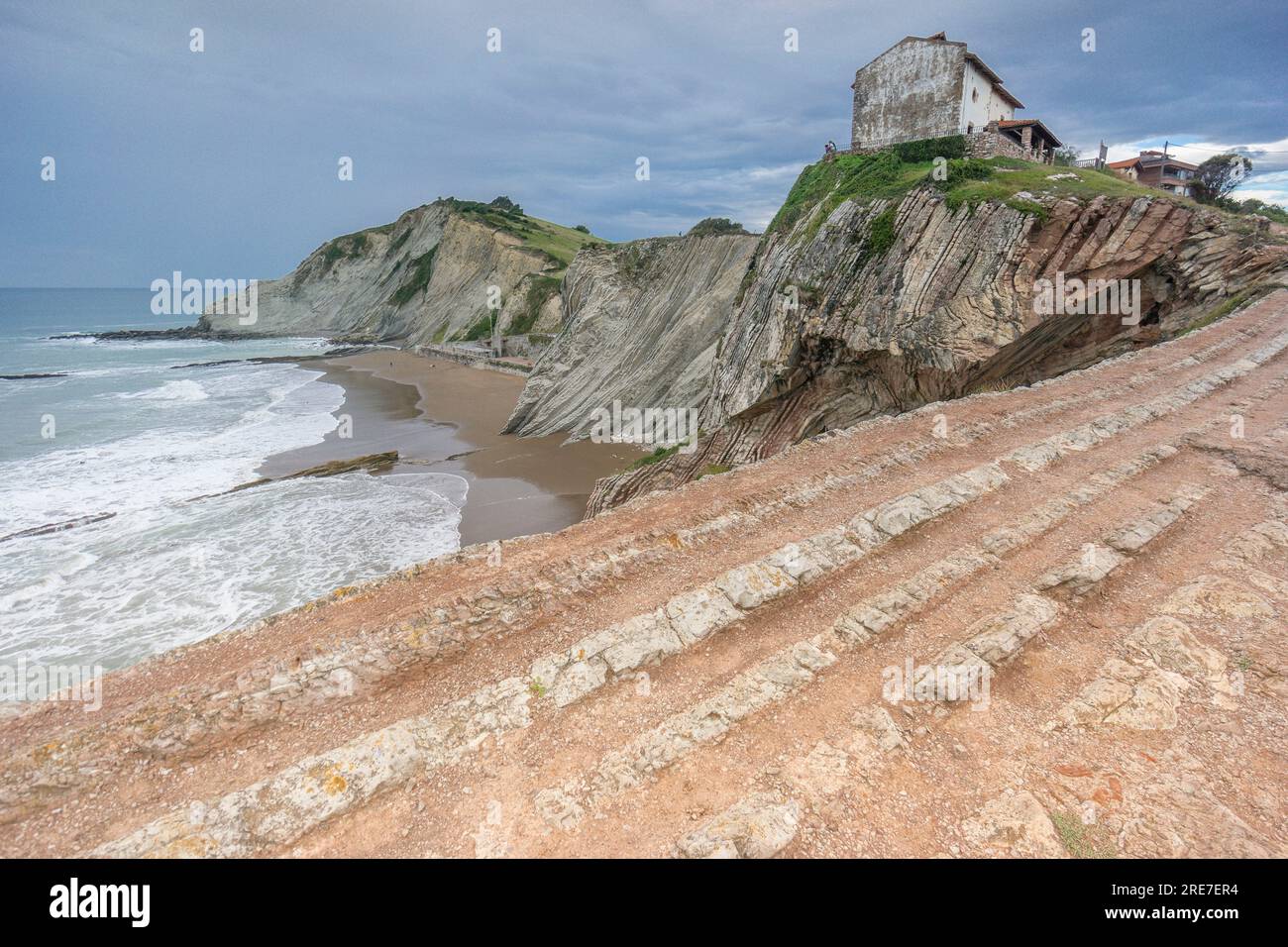 ermita de San Telmo, Zumaia, Guipuzcoa, Euzkadi, Spain Stock Photo - Alamy