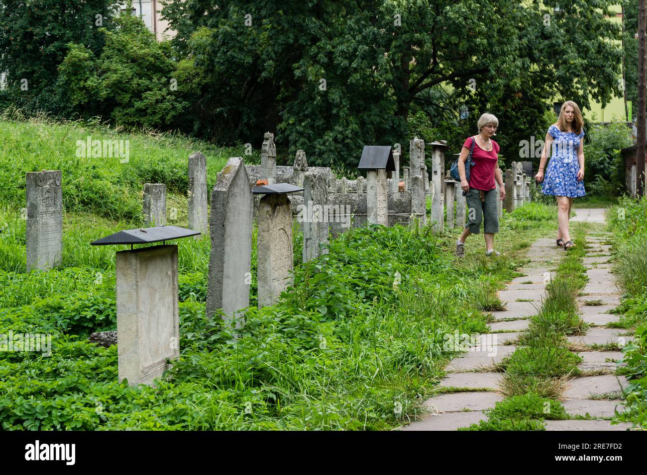 Remuh cemetery, 16th century, medieval nucleus of Kazimierz, historic ...