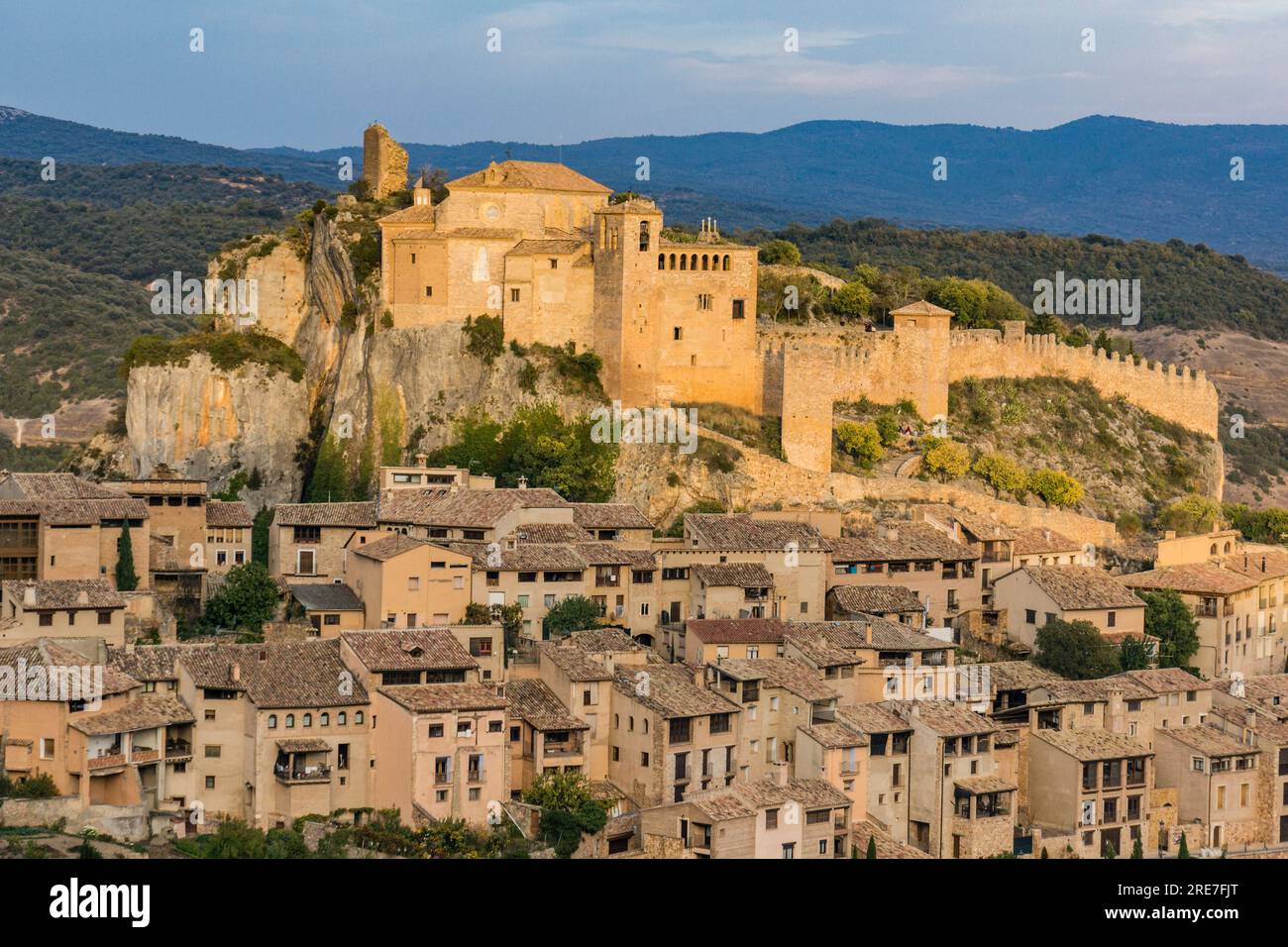 Collegiate-castle Santa María la Mayor, fortress, built in the ninth ...