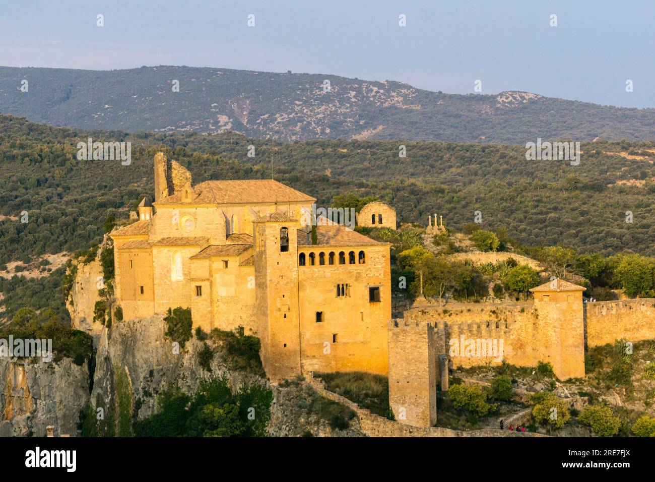 Collegiate-castle Santa María la Mayor, fortress, built in the ninth ...