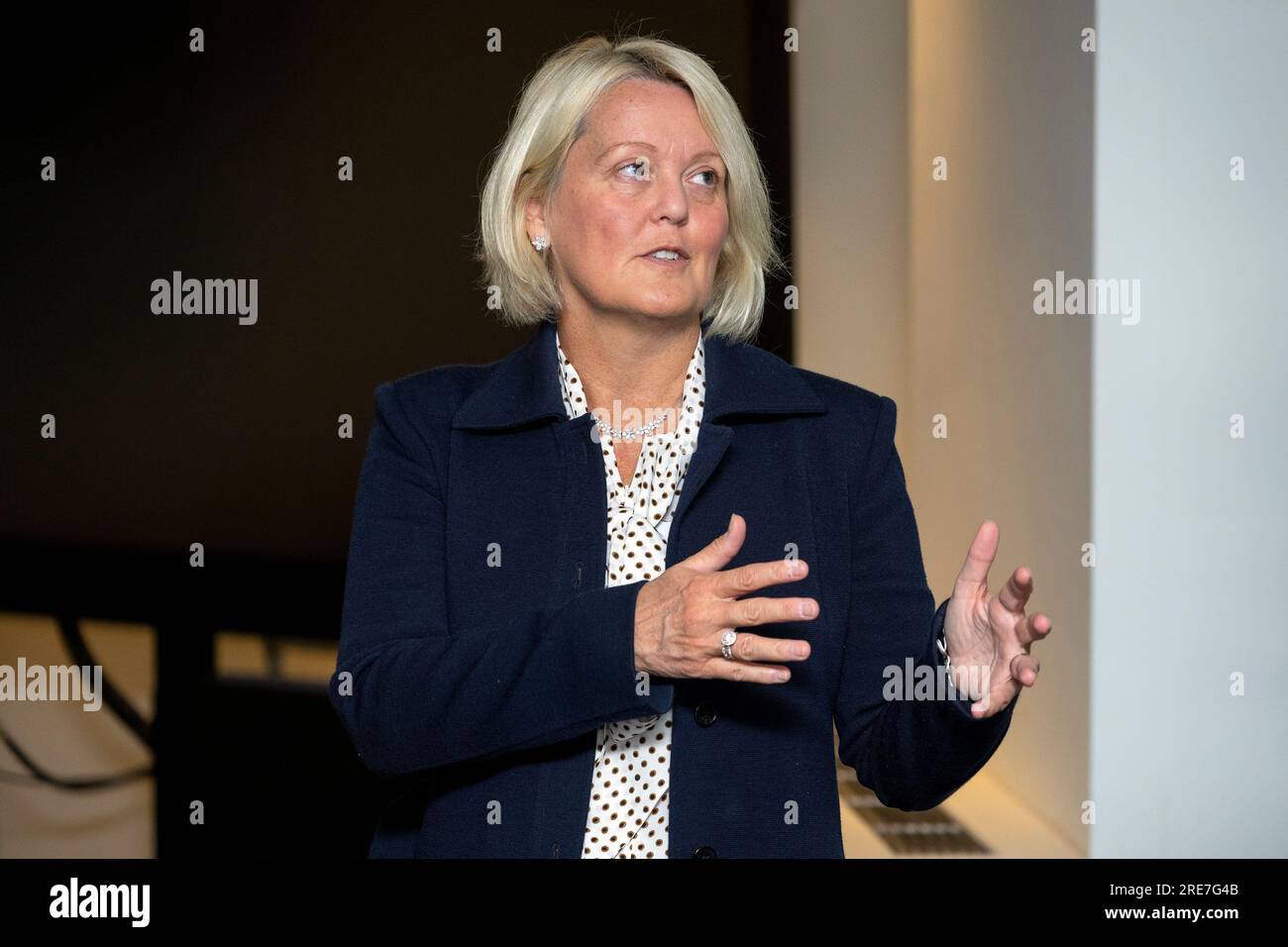 STOCK IMAGE. NatWest boss Dame Alison Rose resigns after leaking ...