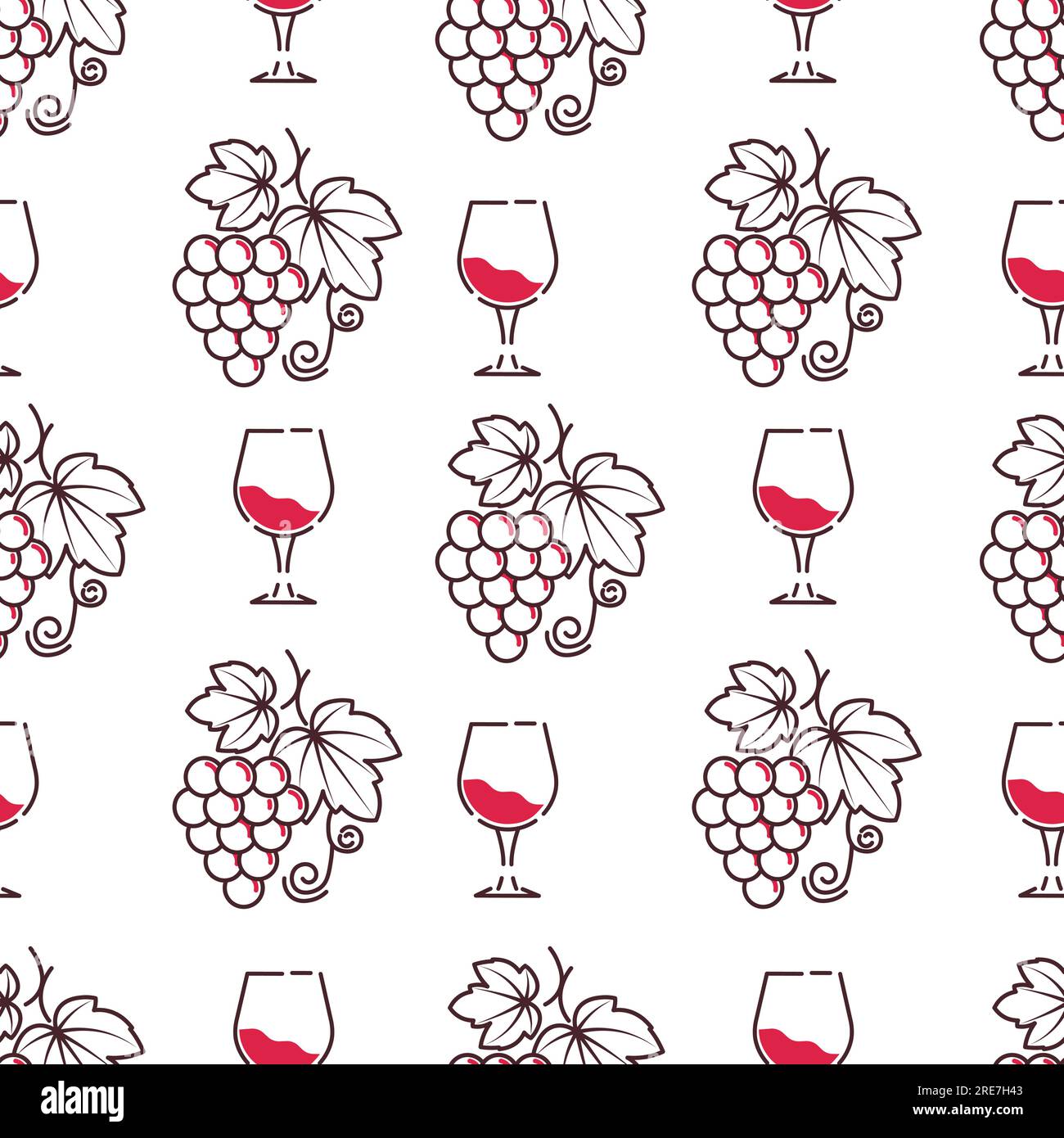 Ripe cabernet grapes Stock Vector Images - Alamy