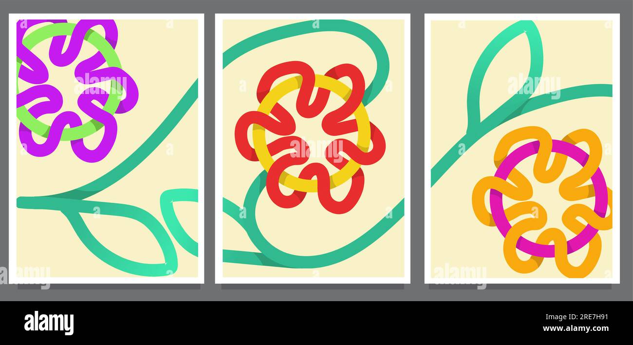 Twirling flower Stock Vector Images - Alamy