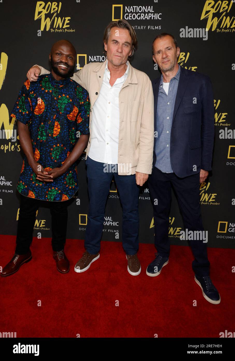 Los Angeles, United States. 25th July, 2023. Moses Bwayo, Christopher ...